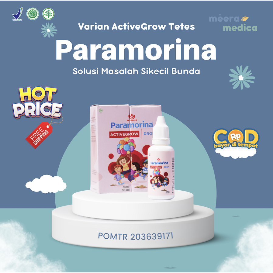 Jual PARAMORINA TETES ACTIVEGROW (AG) - Vitamin Untuk Terapi Anak ...