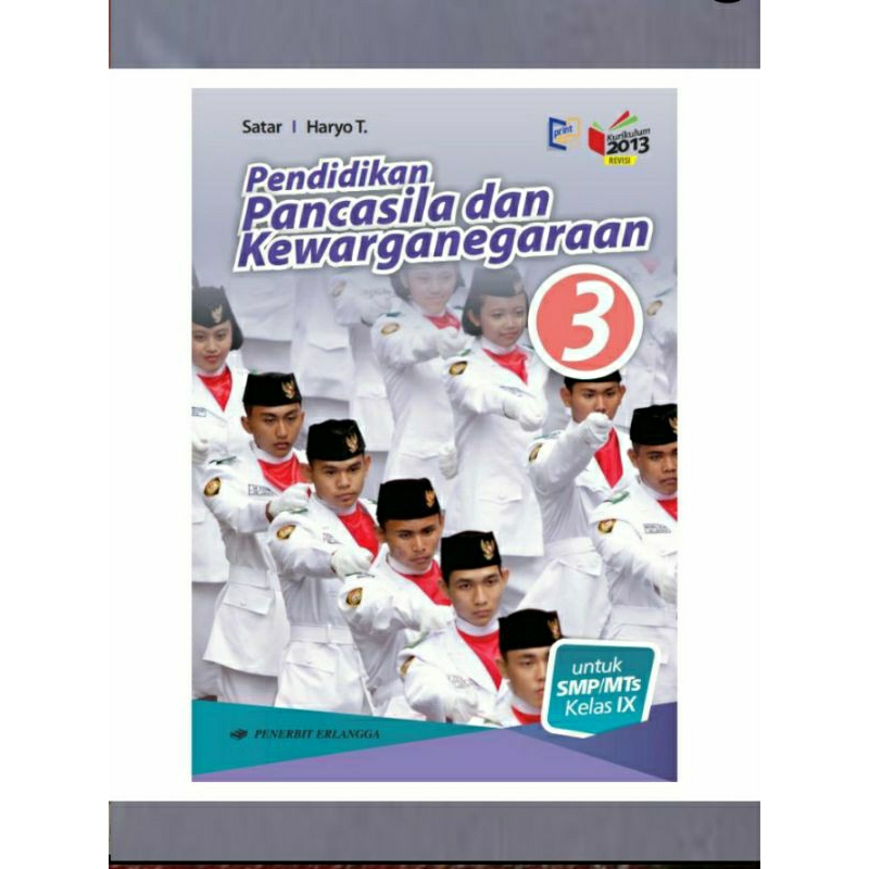 Jual BUKU PPKN PENDIDIKAN PANCASILA KELAS IX 9 3 SMP ERLANGGA | Shopee Indonesia