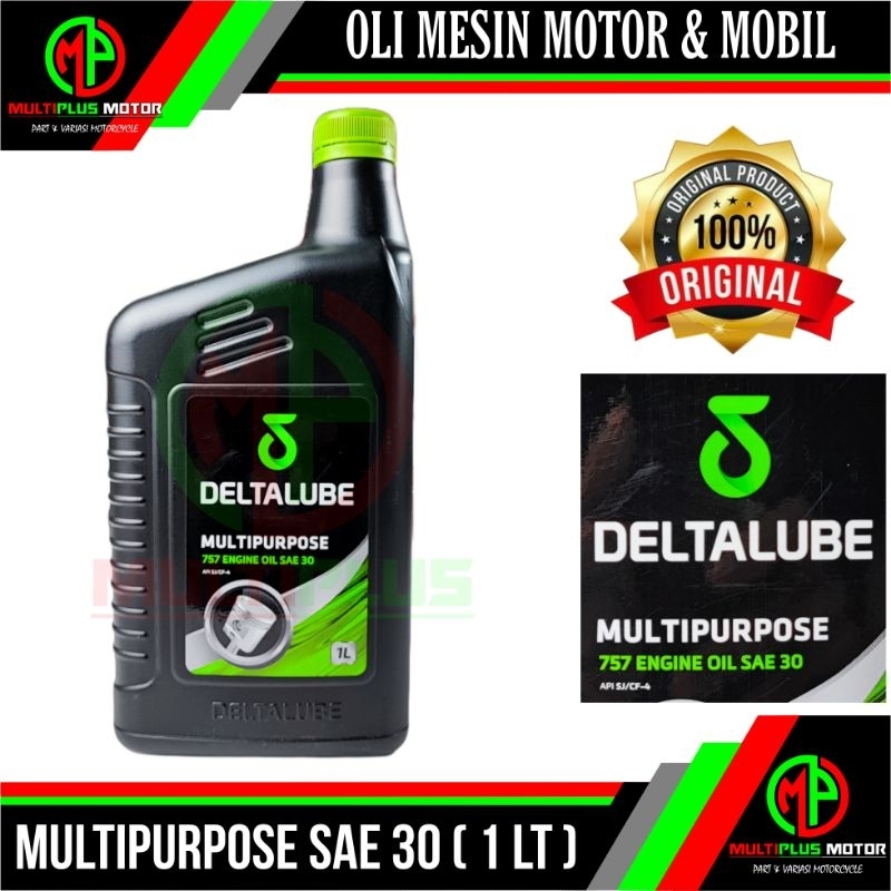 Jual Oli mesin mobil & motor 4T DELTALUBE MULTIPURPOSE 757 ENGINE OIL ...