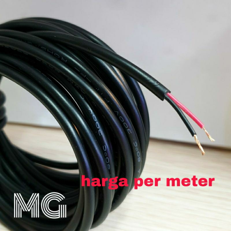 Jual Kabel isi 2 (meteran) Kabel AWG 24 2 Jalur | Shopee Indonesia