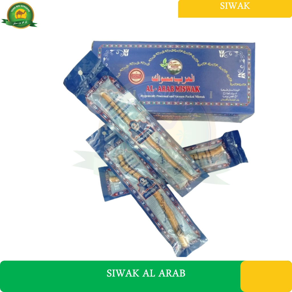 Jual Al-Arab Miswak Kayu Al Arab Siwak Kayu Siwak Ajaib Pelindung Gigi ...