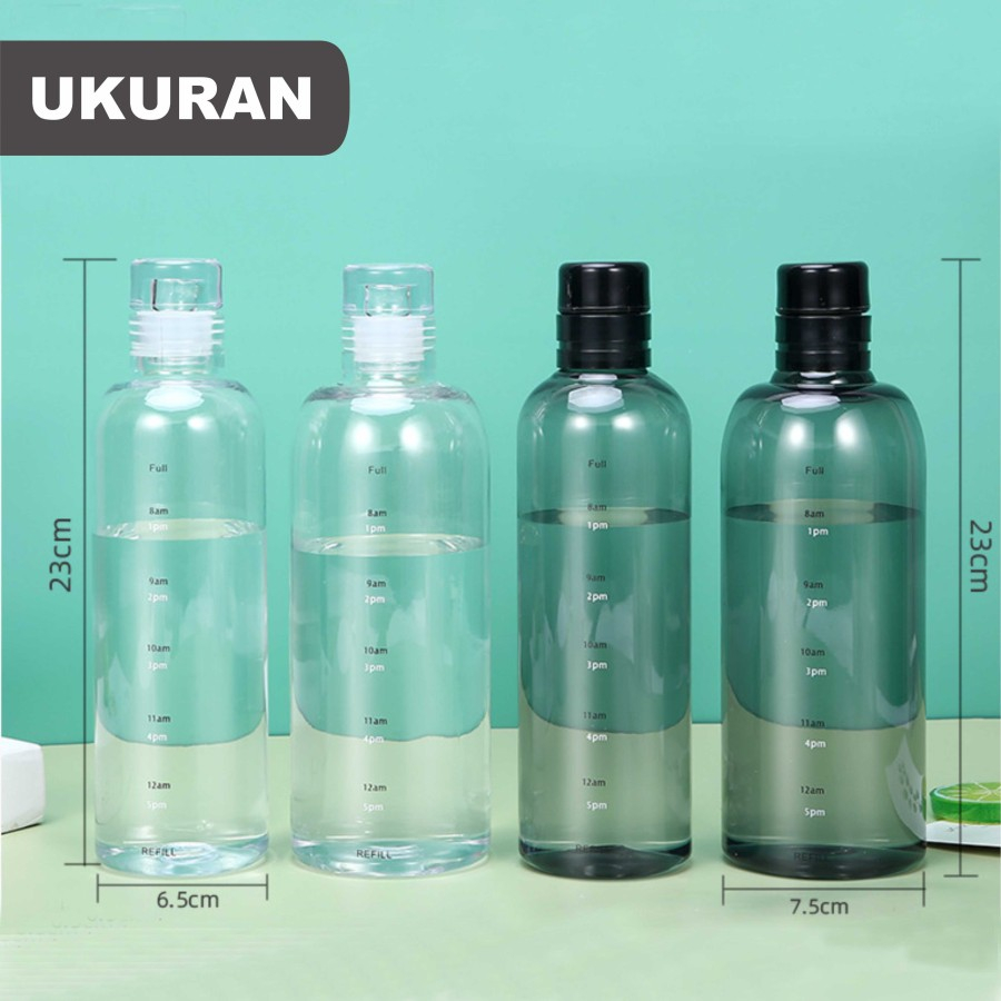 Jual Botol Minum 500ml & 750ml / Botol Transparan / Botol Olahraga ...