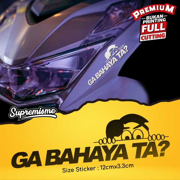 Jual Stiker Ga Bahaya Ta / Sticker Gabahayata / Stiker Viral Ga Bahaya ...