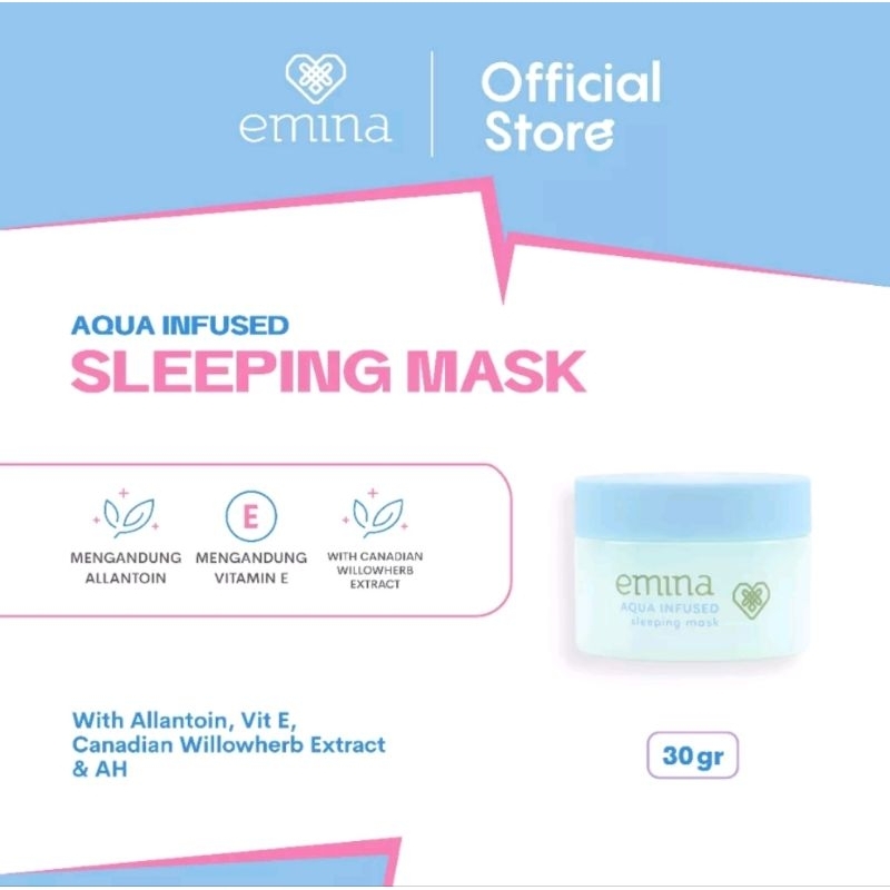 Jual Emina Aqua Infused Sleeping Mask | Shopee Indonesia