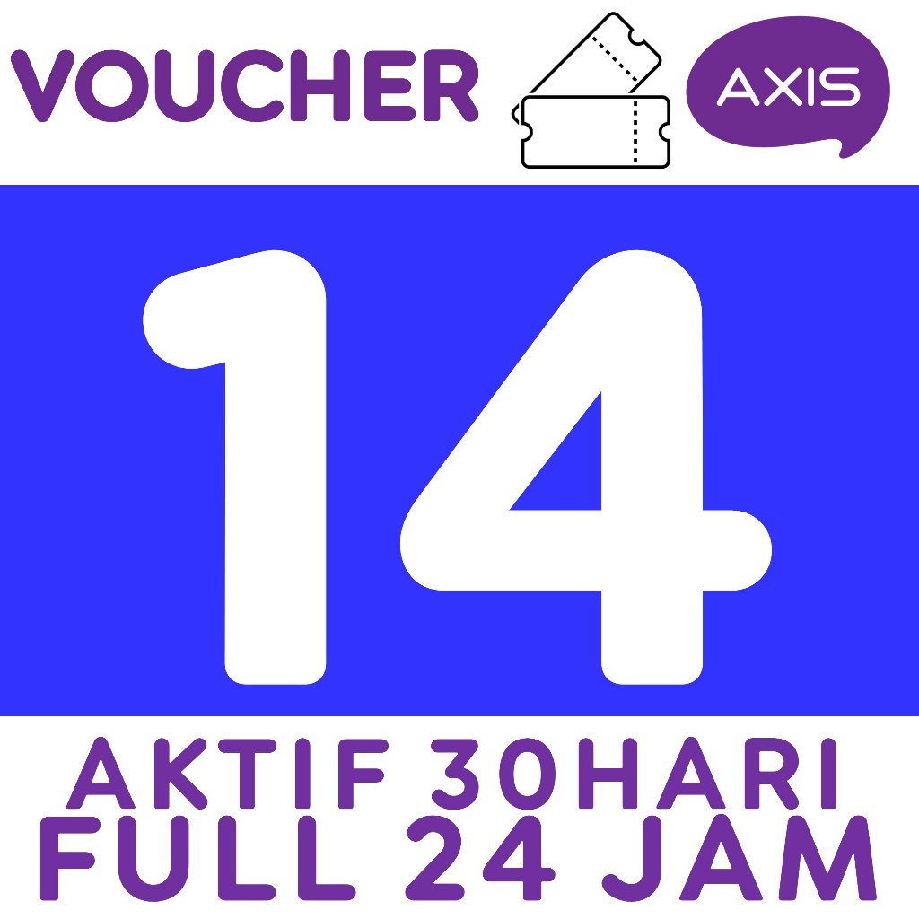 Jual Voucher Axis vocer 75gb Aigo Promo Bronet Full Nasional 24 jam 60 ...