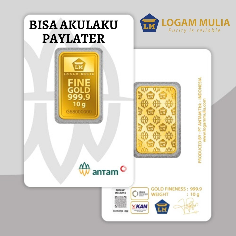 Jual LM 10 gr terbaru Antam bisa spaylater ff | Shopee Indonesia