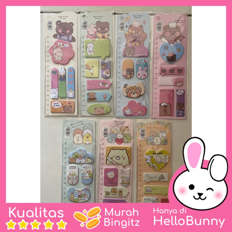 Jual Sticky Note Karakter Lucu / Kertas Tempel Pengingat | Shopee Indonesia