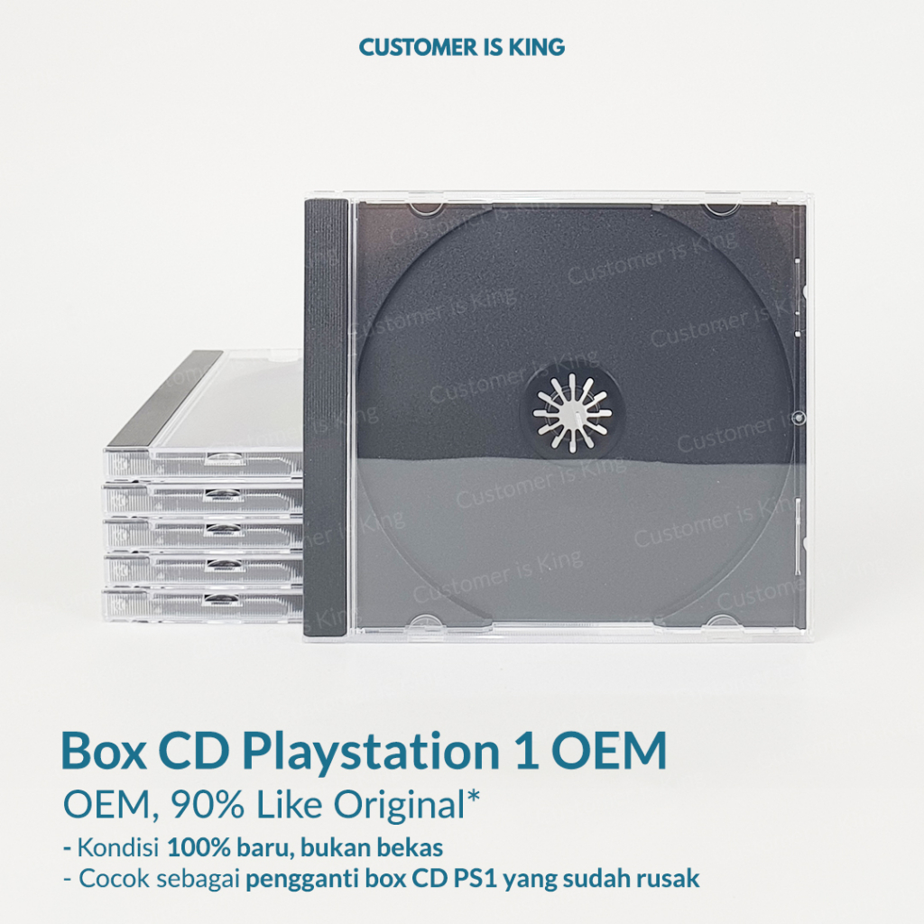 Jual CD PS1 Replacement Box Case Mika Kotak Kaset OEM Non Original ...