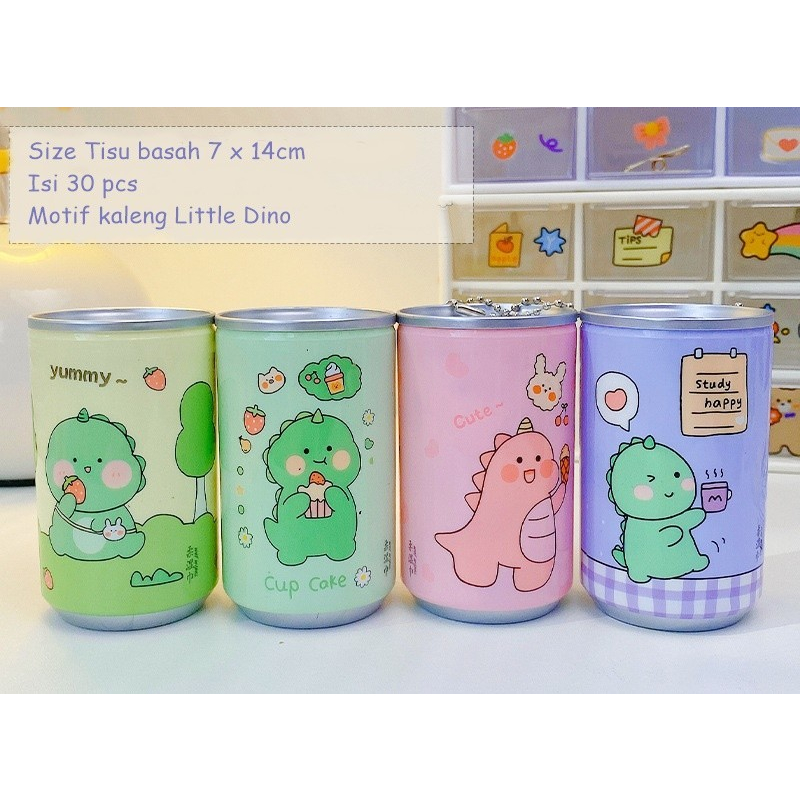 Jual Tisu Basah Kaleng Mini Mobil Gantung Tas Travel Wet Wipes Tissue ...