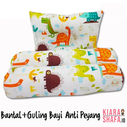 Jual Bantal Guling Bayi Anti Peyang - 3in1 Set Perlengkapan Tidur Bayi ...