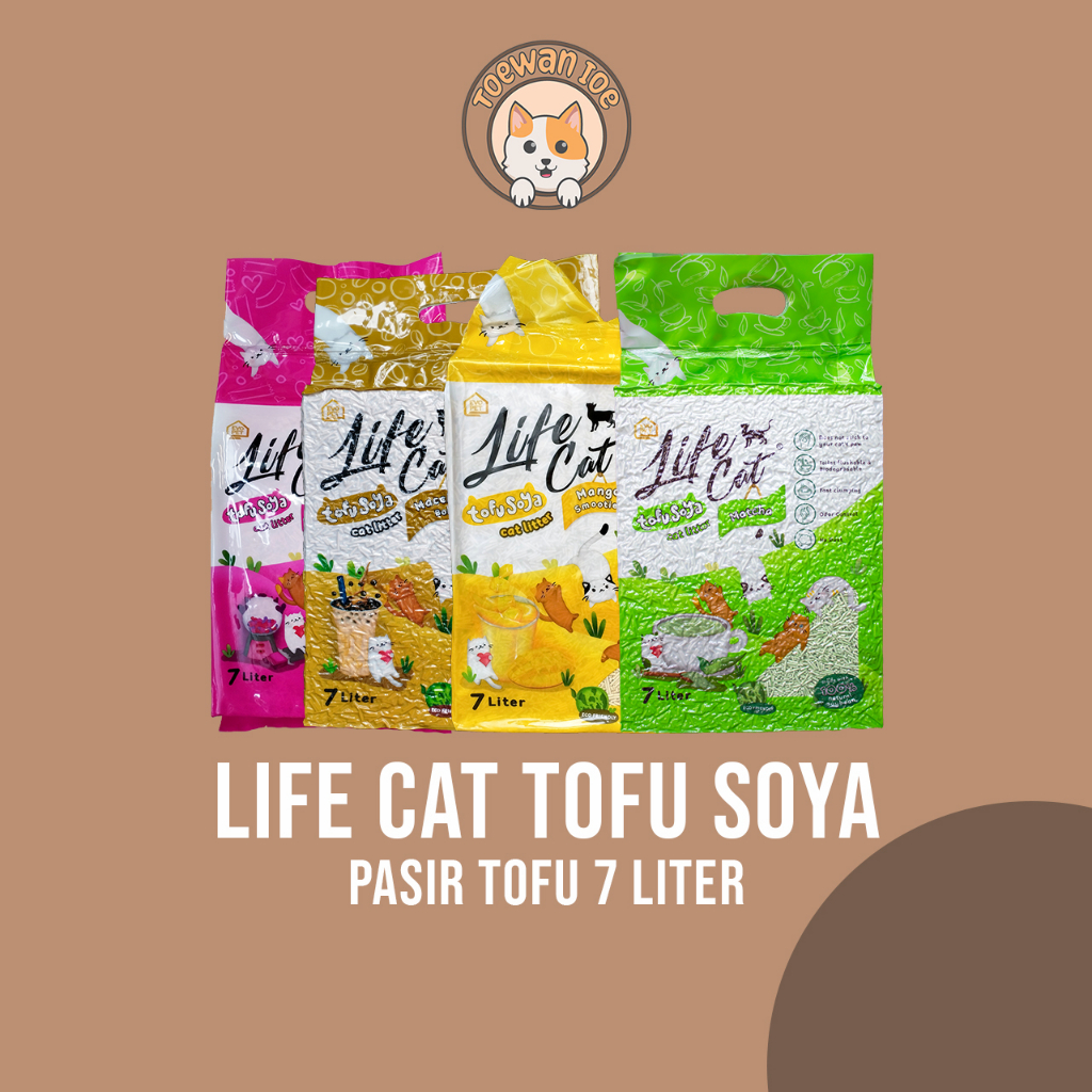 Jual Life Cat Tofu Soya Pasir Tofu 7 Liter | Shopee Indonesia
