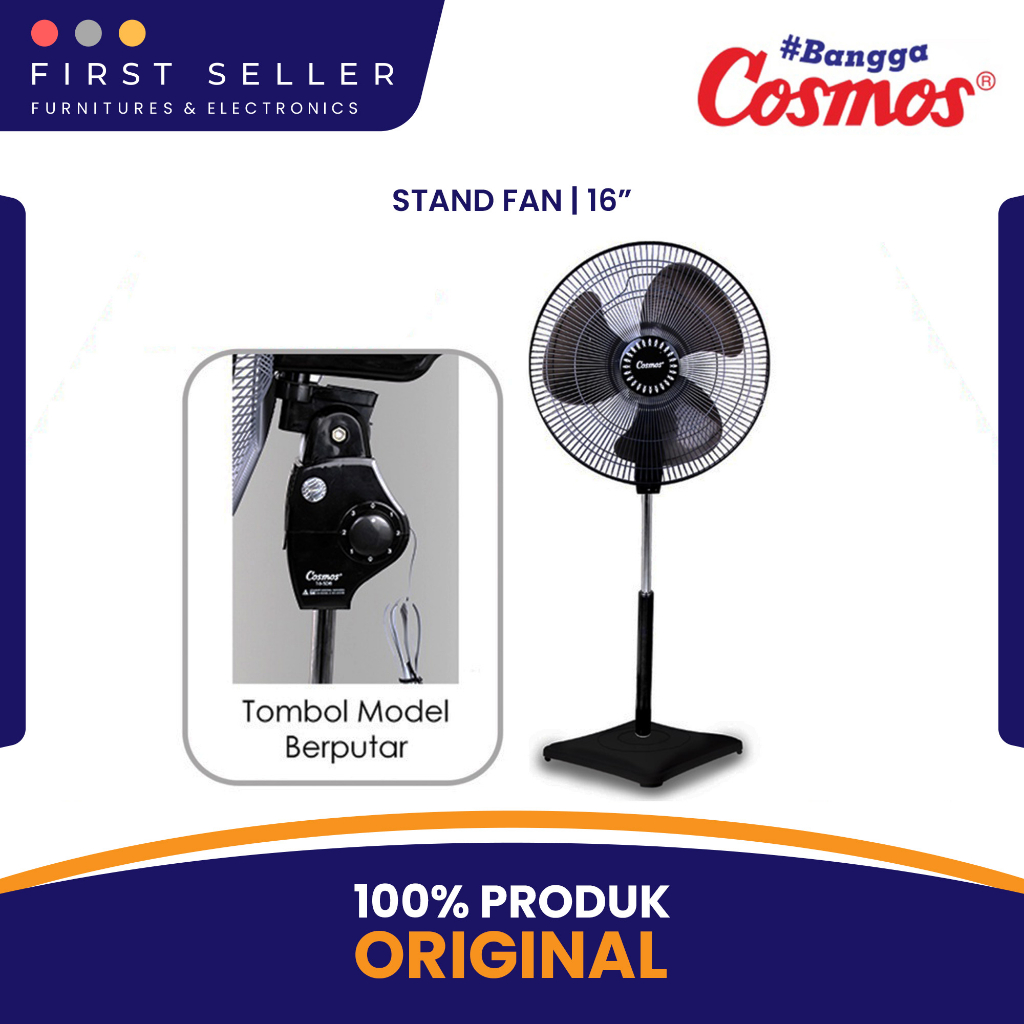 Jual KIPAS ANGIN BERDIRI / STAND FAN COSMOS 16SDB / 16 XDC ( 16 INCH ...