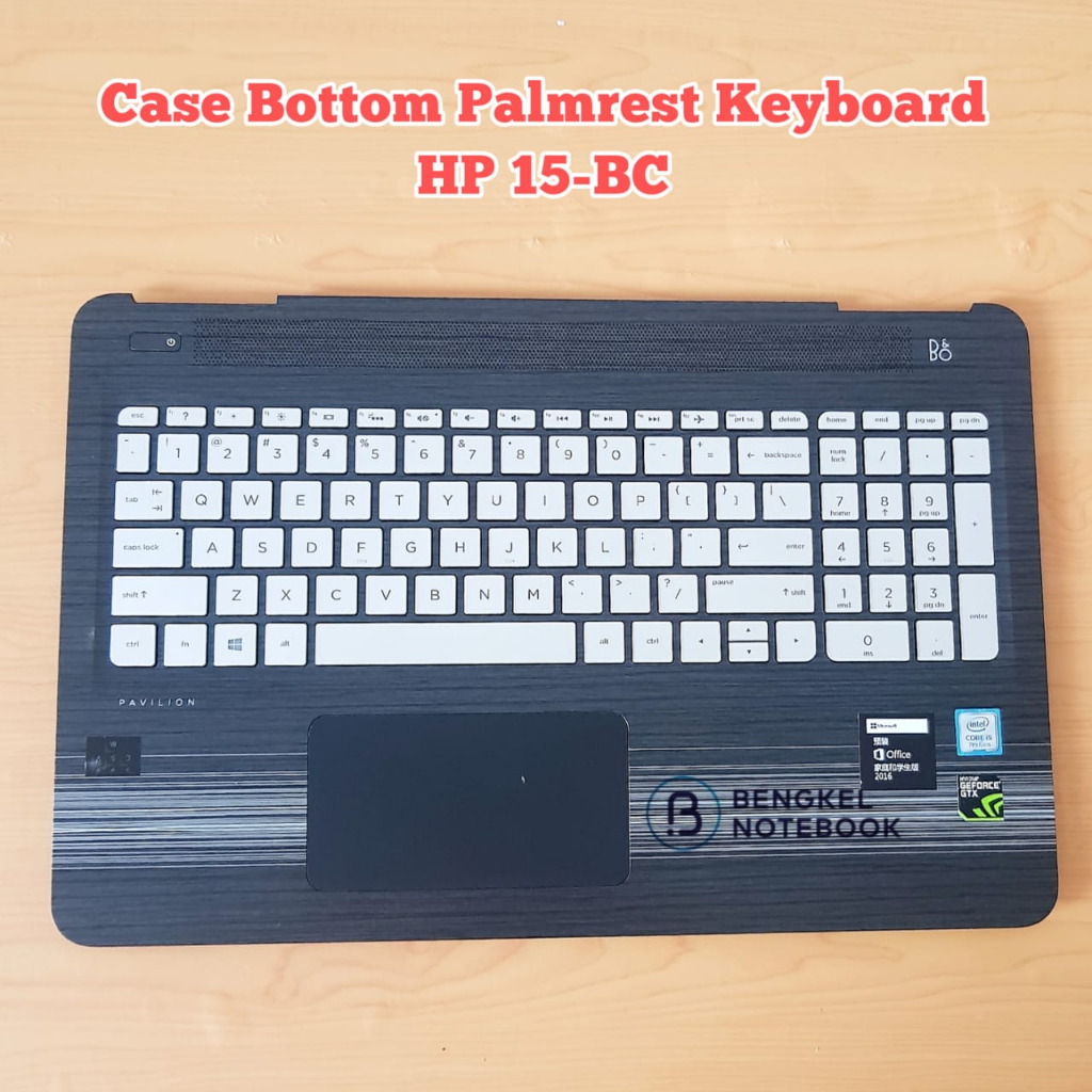 Jual Case Casing Bottom Palmrest Keyboard HP 15-BC 15T-BC 858971-001 ...
