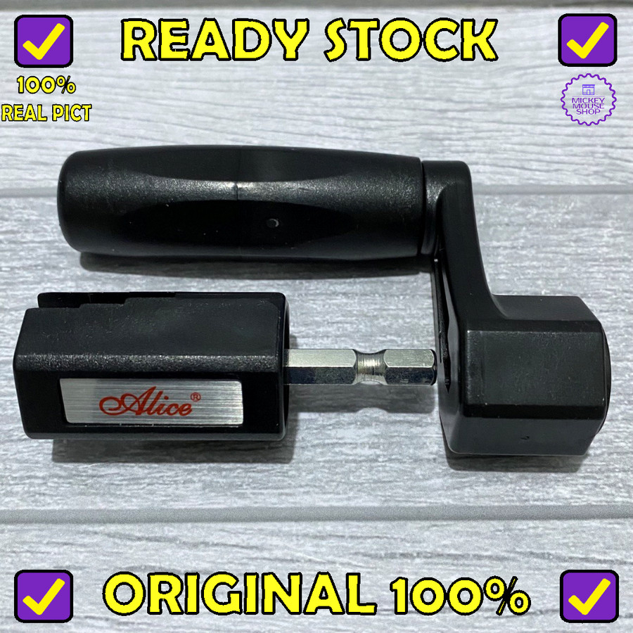 Jual Alice A009C String Winder Dryer Peg Bor Drill Head Senar Gitar Bass | Shopee Indonesia