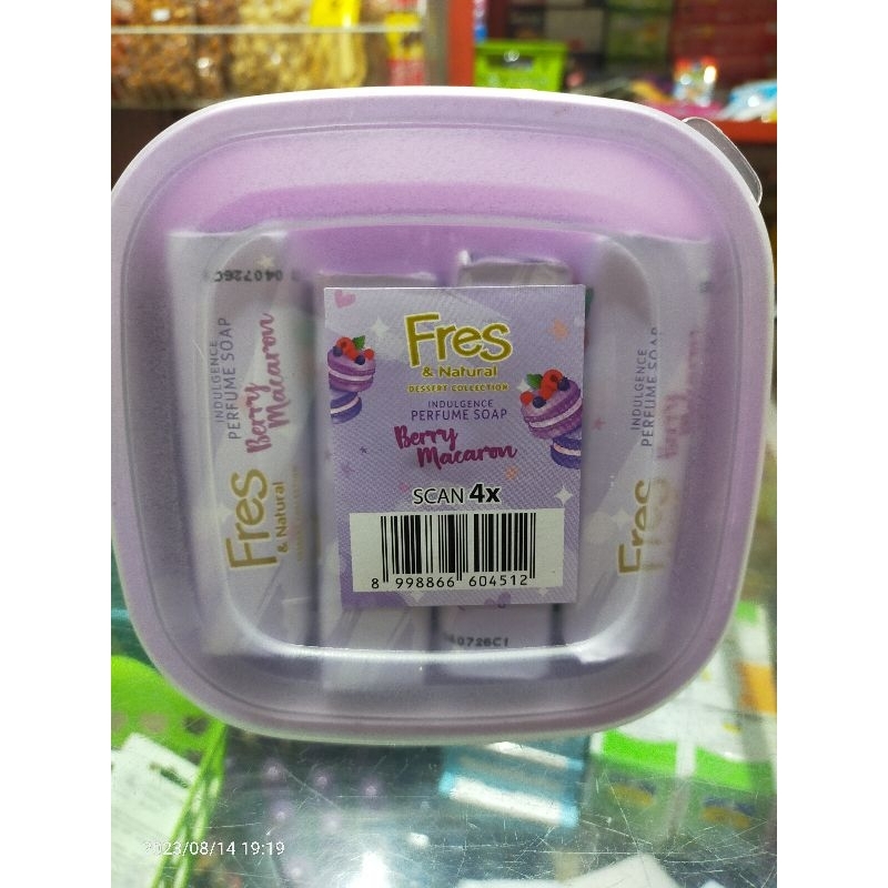 Jual fres sabun batang (4pcs + box cantik) varian random | Shopee Indonesia