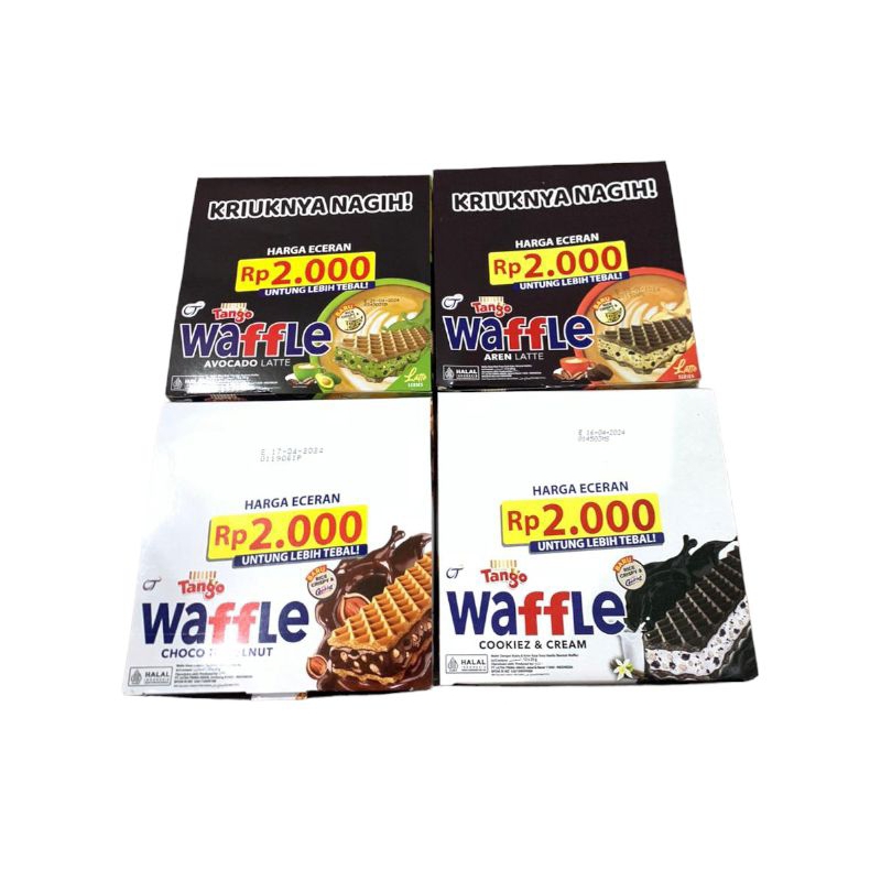 Jual Tango Waffle All Varian Rasa 1box isi 12pcs | Shopee Indonesia