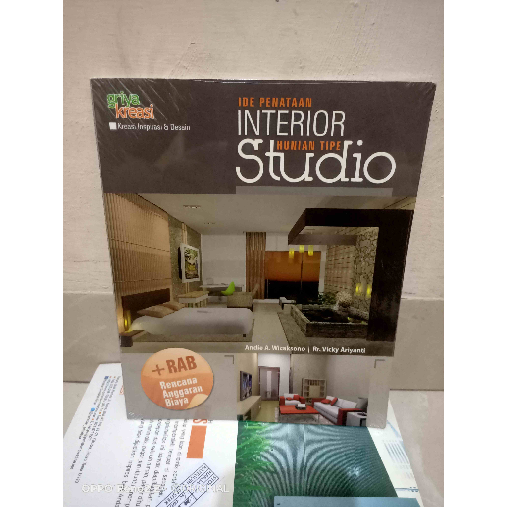 Jual BUKU IDE PENATAAN INTERIOR HUNIAN TIPE STUDIO PLUS RAB ORIGINAL ...