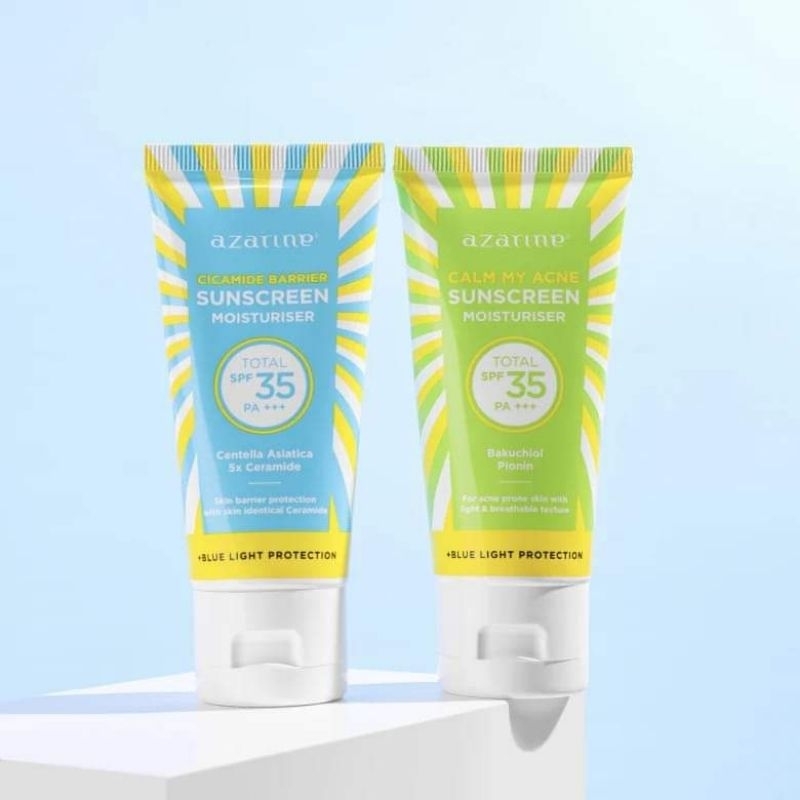 Jual AZARINE CICAMIDE BARRIER | CALM MY ACNE SUNSCREEN MOISTURIZER SPF ...