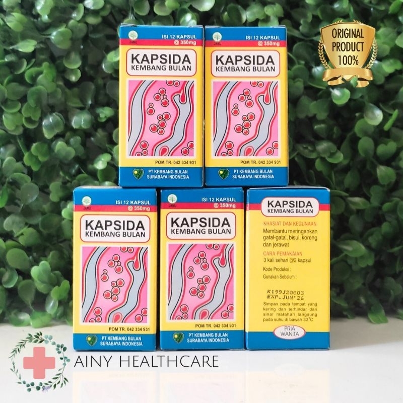Jual KAPSIDA/KAPSUL BERSIH DARAH (harga per botol) | Shopee Indonesia