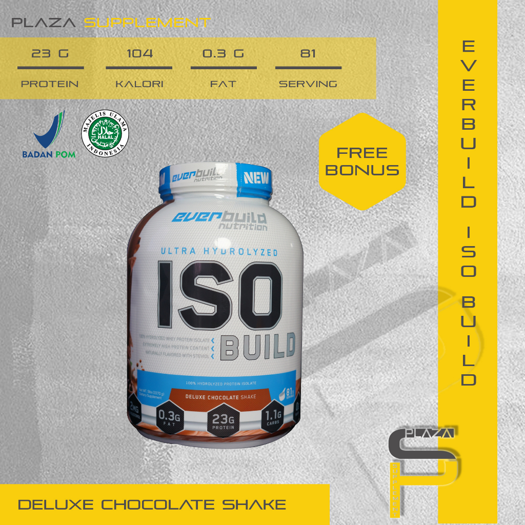 Jual Everbuild Iso Build 5 Lbs - Whey Protein Full Hydrolyzed | Shopee ...