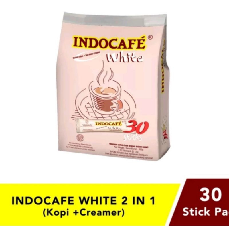 Jual Indocafe White No Sugar Kopi 2 in 1 Kopi dan Creamer | Shopee ...