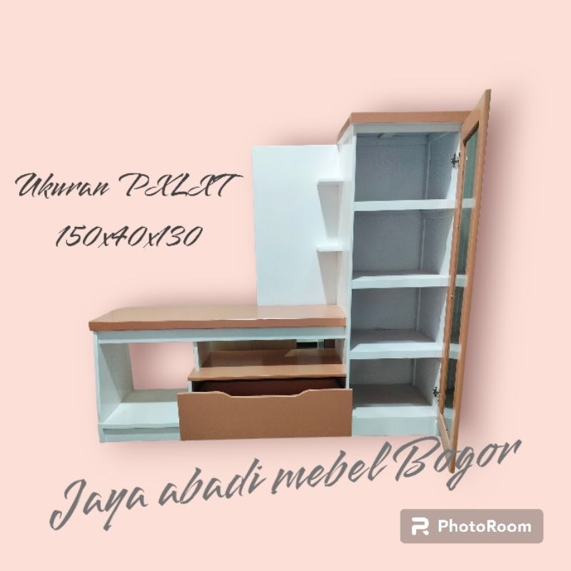 Jual Meja TV minimalis Multiplek khusus Jabodetabek | Shopee Indonesia