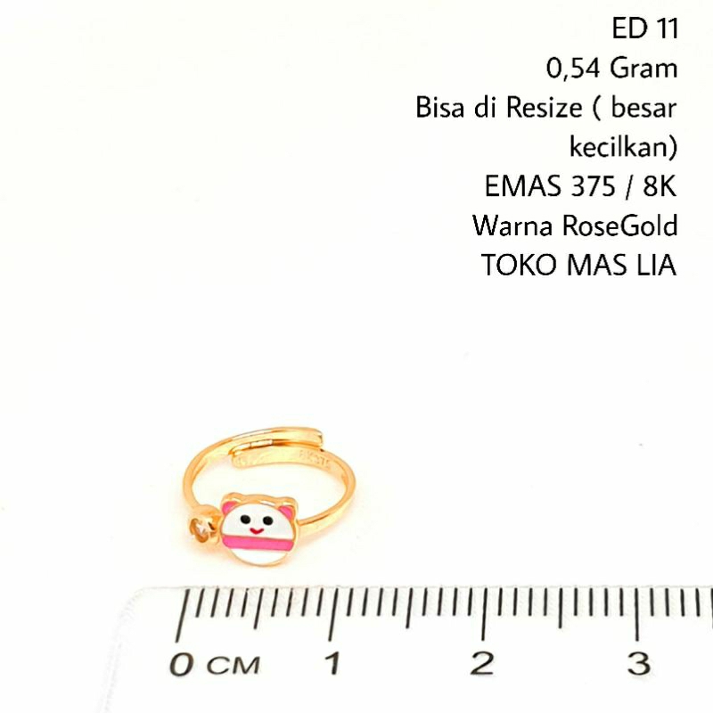 Jual Cincin Bayi & Anak EMAS 300 / 6K ( TOKO MAS LIA GOLD BEKASI ...