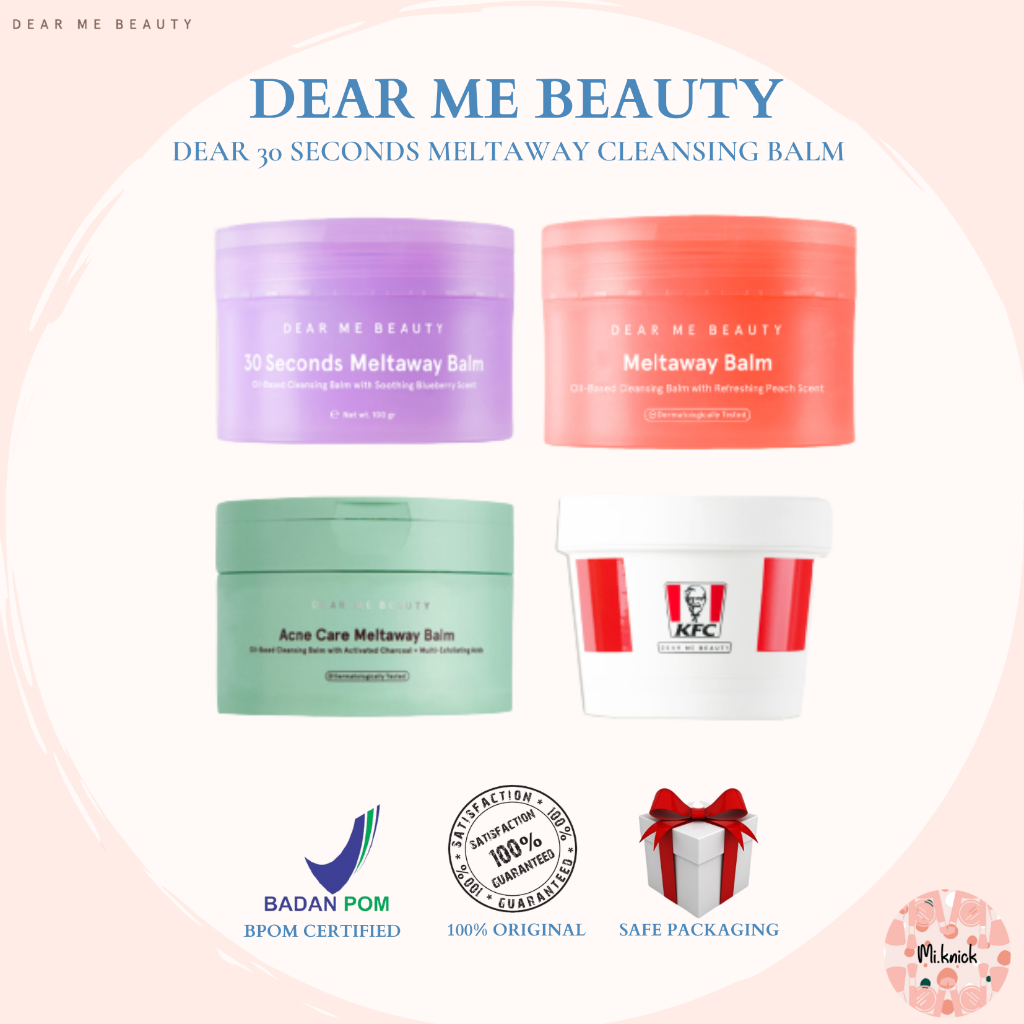 Jual Dear Me Beauty 30 Seconds Meltaway Cleansing Balm | Shopee Indonesia