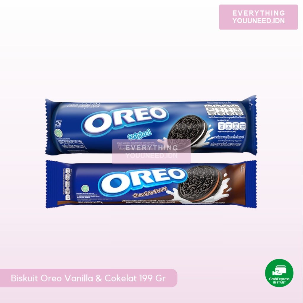 Jual Biskuit Oreo Vanilla & Coklat 119 gr | Shopee Indonesia