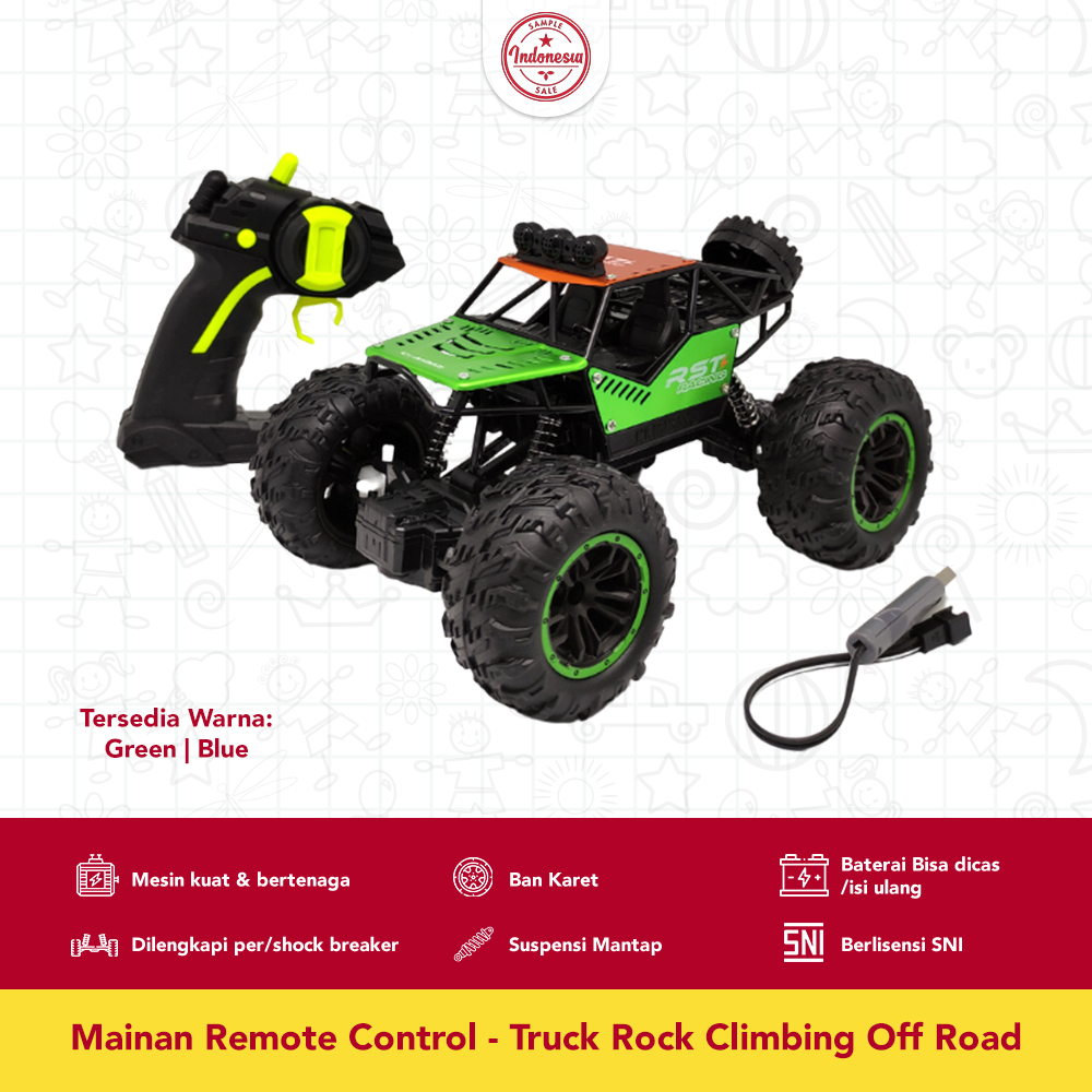 Jual Sample Sale - Mainan Mobil Remote Control - Off Road Rock Crawler ...