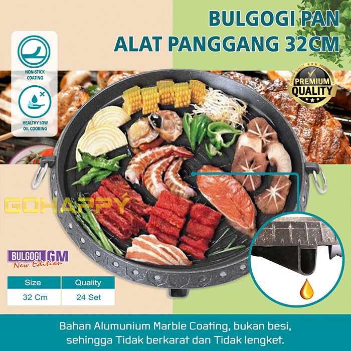 Jual Ready.. BULGOGI 2IN1 Tempat BBQ | Panci Pemanggang grill Mookata ...