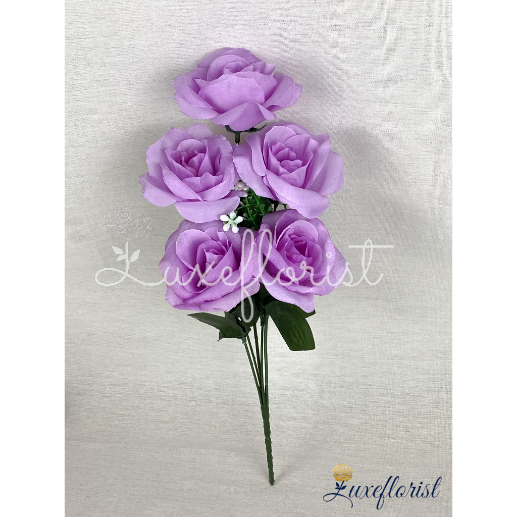 Jual Bunga Mawar Rose Of Cabang 5 Bahan Kain Dan Plastik - rose jepang ...