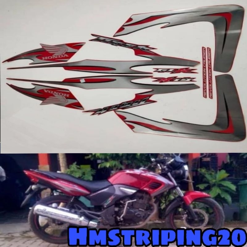 Jual STRIPING STIKER LIS BODY HONDA TIGER 2007 2008 MERAH | Shopee ...