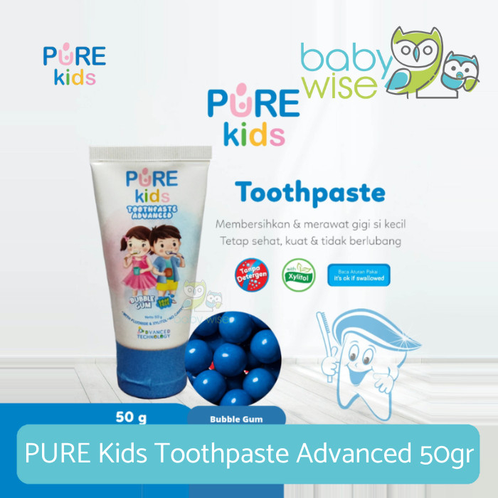 Jual Pure Kids Toothpaste - 50gr / Odol merek PURE / Toothpaste for ...