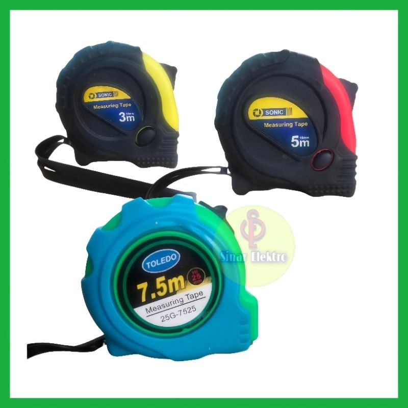Jual Meteran Tukang / Measuring Tape / Meteran 5 meter | Shopee Indonesia