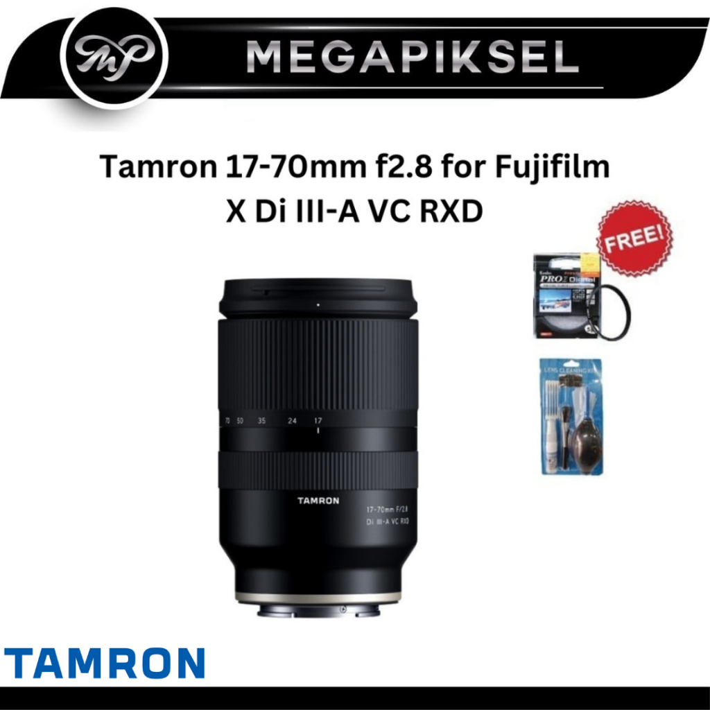 Jual Tamron 17-70mm f2.8 for Fujifilm X Di III-A VC RXD Fuji 17-70 mm RESMI | Shopee Indonesia