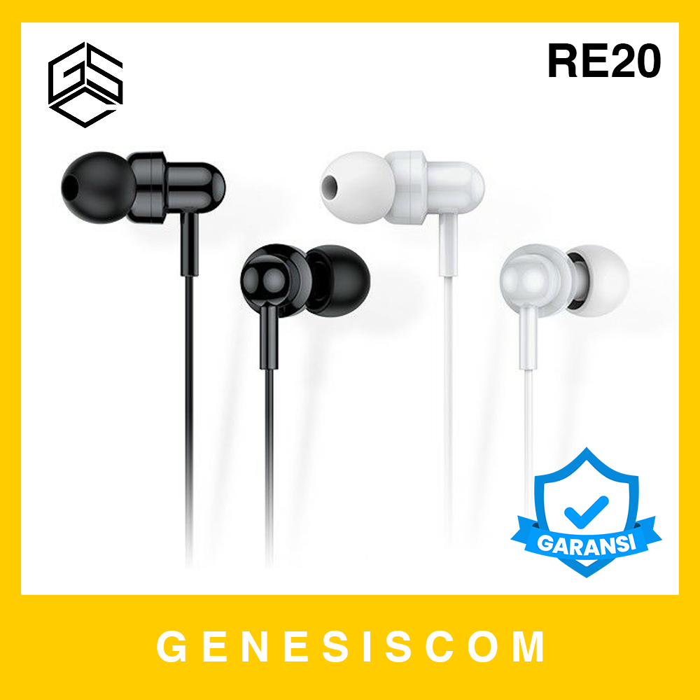 Jual Earphone ROBOT RE20 Headset Wired Kabel Earbuds Earpods 3.5mm ...