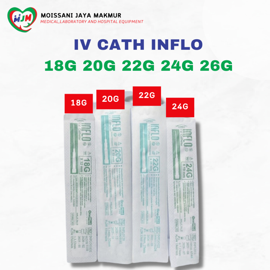 Jual Inflo IV Catheter 18G 20G 22G 24G 26G | Shopee Indonesia
