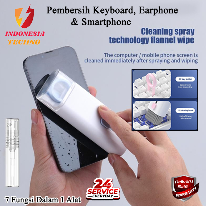Jual 7 in 1 Multifunction Pen Cleaner for Earbud Smartphone Keyboard ...