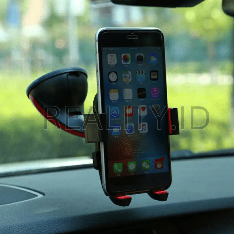 Jual CAR HOLDER KACA PHONE HOLDER MOBIL STAND HANDPHONE ALAT PENYANGGA ...