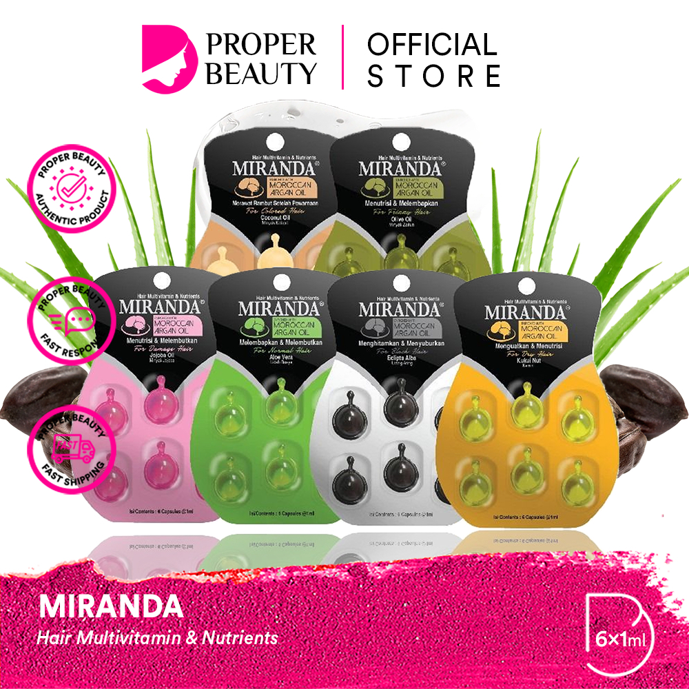 Jual MIRANDA Hair Multivitamin & Nutrients Indonesia / Vitamin Rambut ...