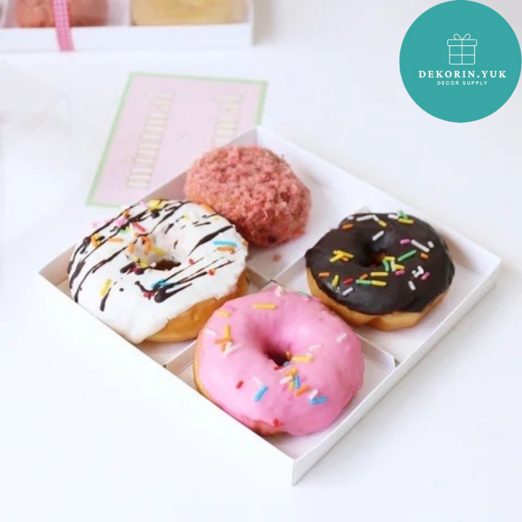Jual BOX MIKA DONAT box packaging kue box kue ulang tahun box hampers ...