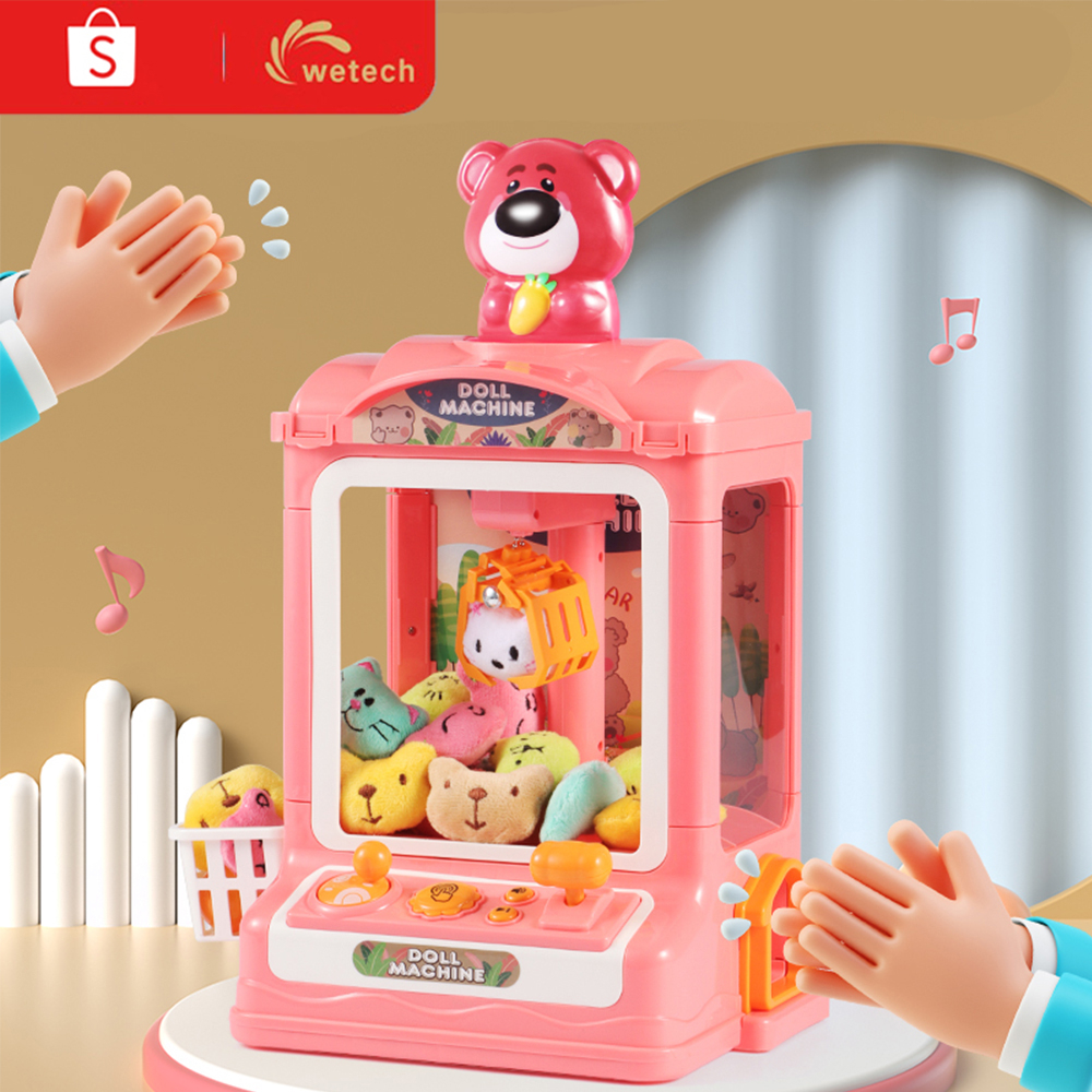 Jual Wetech Mainan Claw Machine Toy Mesin Capit Mini Mainan Mainan ...