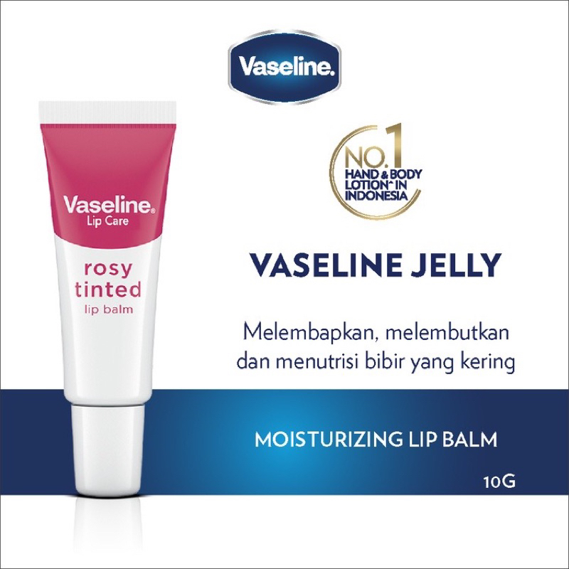 Jual VASELINE Lip Care Tinted Lip Balm Rosy Tinted Pencerah bibir 10 GR | Shopee Indonesia