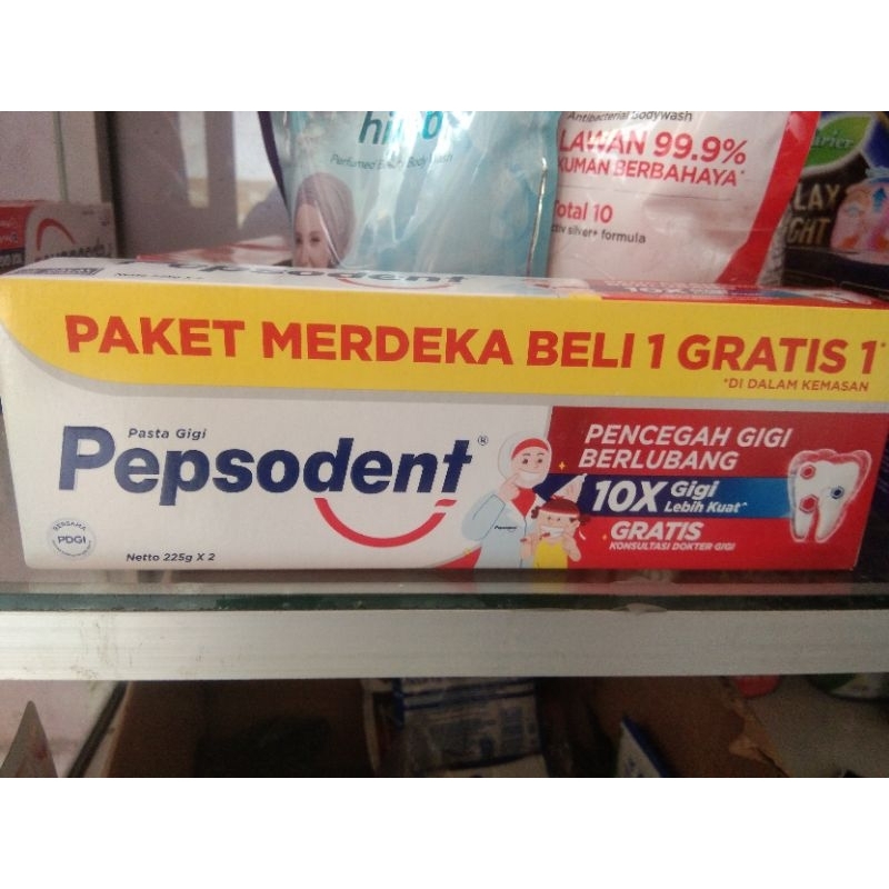 Jual Pepsodent Jumbo 225g +225g | Shopee Indonesia