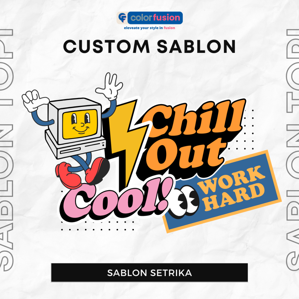 Jual Sablon Setrika Custom Satuan/ Sablon Anime/ Sablon Suka-Suka ...