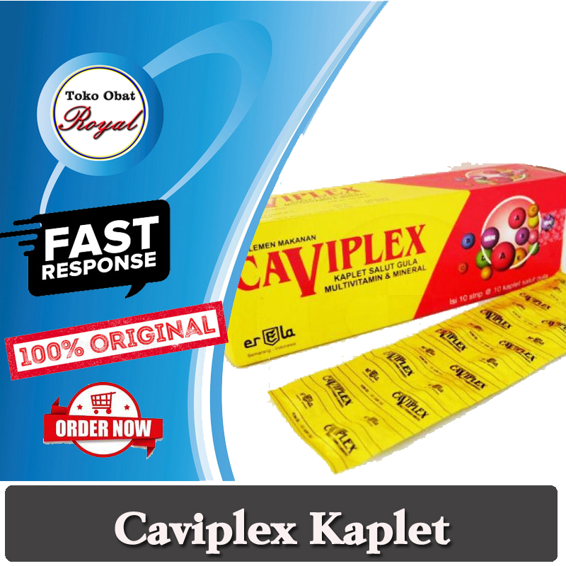 Jual Caviplex Tablet Multivitamin Pasca Sakit dan Nafsu Makan | Shopee ...