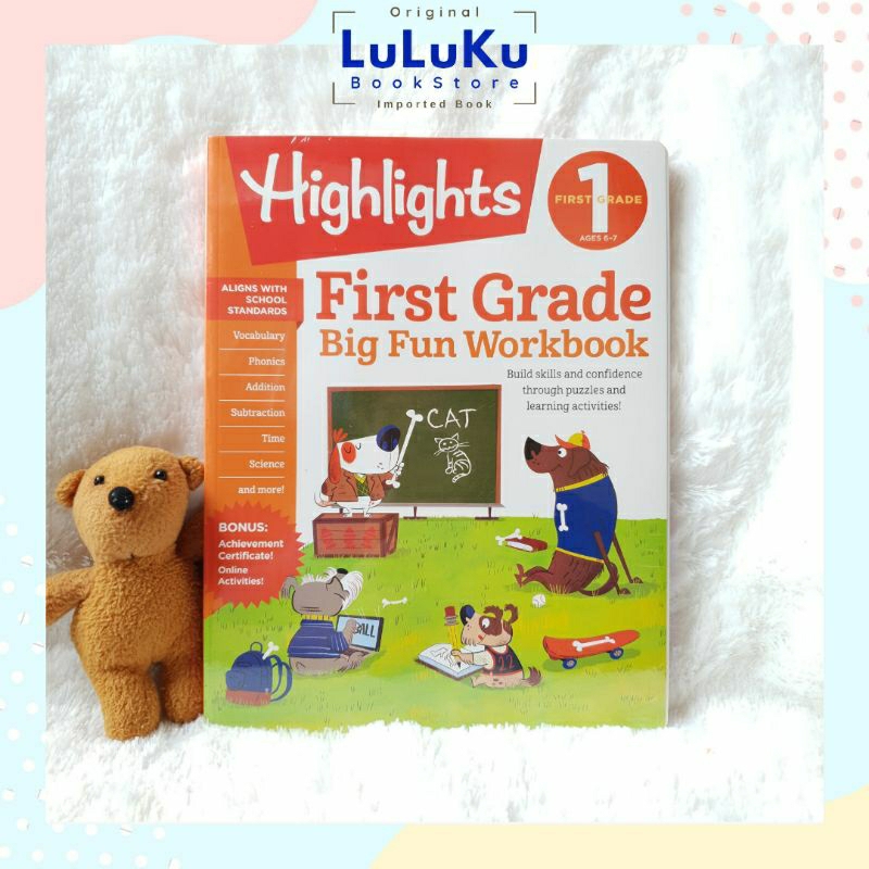 Jual Buku Latihan Anak Import HIGHLIGHTS FIRST GRADE BIG FUN WORKBOOK ...