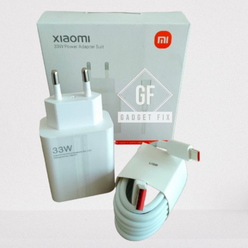 Jual Charger Xiaomi 33W Turbo Charge 5A Original USB Type C Poco X3 ...