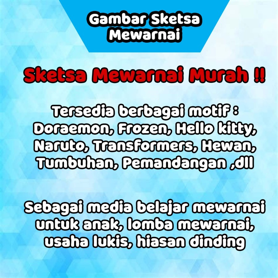 Jual Gambar Sketsa Mewarnai / Transformers / Part 1 / Gambar Sketsa ...